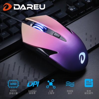Dareu 达尔优 LM113 游戏鼠标-中关村在线值买